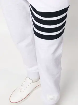Thom Browne 4-bar Cotton Track Pants - White
