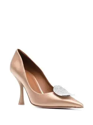 MALONE SOULIERS Vonn 90mm Satin Pumps