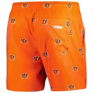 PRO STANDARD Cincinnati Bengals Allover Print Mini Logo Shorts