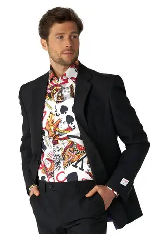 Opposuits King Of Clubs Button-up Shirt