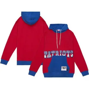 Mitchell & Ness New England Patriots Big Face Pullover Hoodie