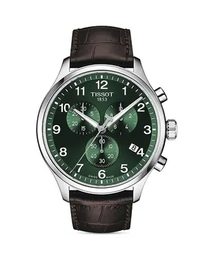 TISSOT Chrono Xl 45mm Watch - Green/brown