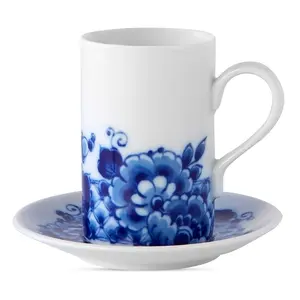 VISTA ALEGRE Ming Coffee Cup & Saucer - Blue
