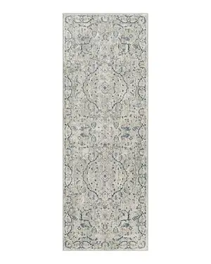 LIVABLISS Brunswick Bwk-2312 Runner Area Rug, 2'7 X 7'3 - Blue/beige