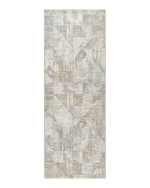 Livabliss Brunswick Bwk-2324 Runner Area Rug, 2'7 X 10 - Beige/gray