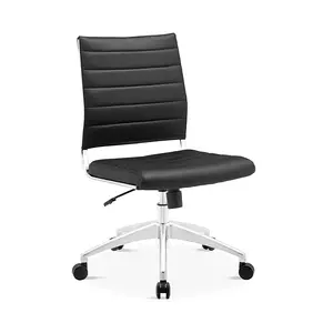 MODWAY Jive Armless Mid Back Office Chair - Black