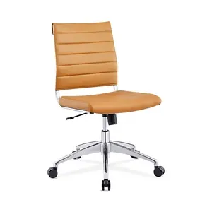 MODWAY Jive Armless Mid Back Office Chair - Tan