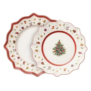 VILLEROY & BOCH Toy's Delight Dinner & Salad Plate Set, 8 Pieces