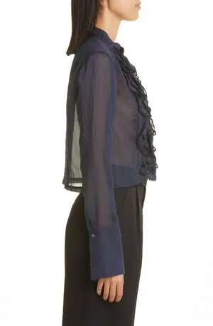 TWP Patti Ruffle Top - Midnight
