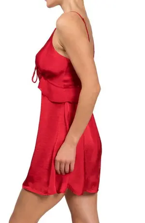 EVERYDAY RITUAL Empire Waist Satin Babydoll