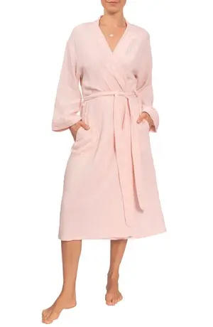 EVERYDAY RITUAL Nora Cotton Gauze Robe Blush