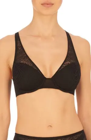 Natori Pretty Smooth Full Fit Smoothing T-shirt Bra Black