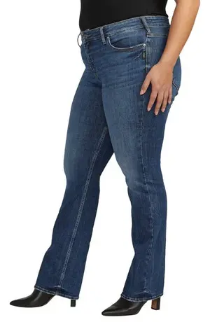 SILVER JEANS CO. Suki Mid Rise Bootcut Jeans