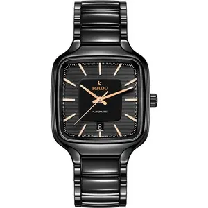 RADO True Square Automatic Bracelet Watch - Black