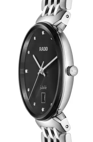 RADO Florence Diamond Bracelet Watch - Black