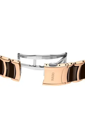 RADO Centrix Diamond Ceramic Bracelet Watch - Brown