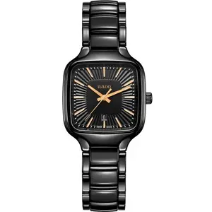 RADO True Square Bracelet Watch - Black