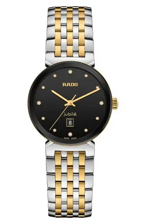 RADO Florence Diamond Bracelet Watch - Black
