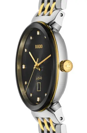 RADO Diamond Bracelet Watch - Black