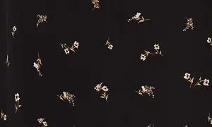 Halogen Floral Pull-on Midi Skirt