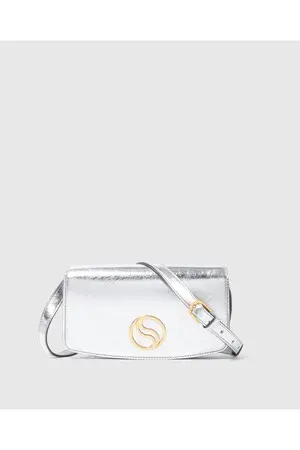 Stella McCartney S-wave Metallic Wallet-on-chain
