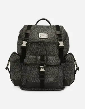 Dolce & Gabbana Coated Jacquard Backpack