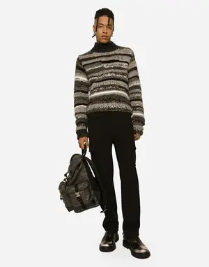 Dolce & Gabbana Coated Jacquard Backpack