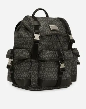 Dolce & Gabbana Coated Jacquard Backpack