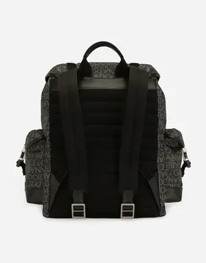 Dolce & Gabbana Coated Jacquard Backpack