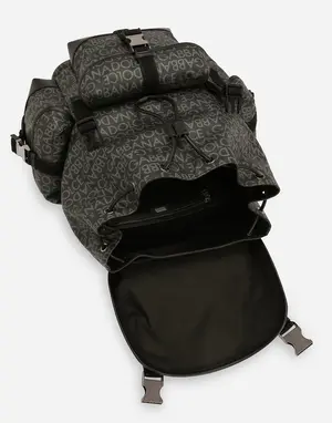 Dolce & Gabbana Coated Jacquard Backpack