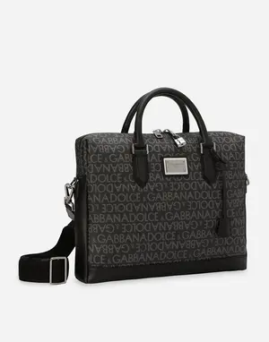 Dolce & Gabbana Jacquard Briefcase - Multicolor