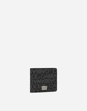 Dolce & Gabbana Coated Jacquard Bifold Wallet - Multicolor
