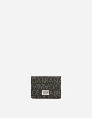 Dolce & Gabbana Coated Jacquard French Flap Wallet - Multicolor