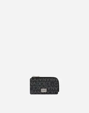 Dolce & Gabbana Coated Jacquard Card Holder - Multicolor