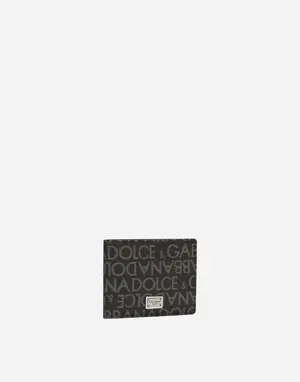 Dolce & Gabbana Coated Jacquard Bifold Wallet - Multicolor