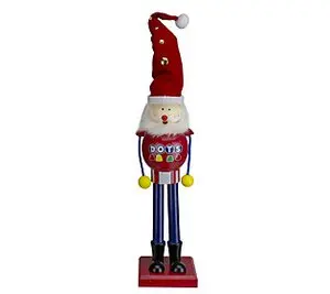 NORTHLIGHT 16.75' Red And Blue Dots Nutcracker Igurine - One-color