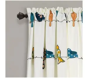 LUSH DECOR Rowley Birds Light Filtering 52x108+2 Set Lu Sh Decor