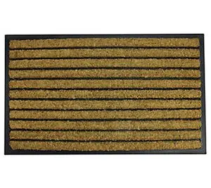 NORTHLIGHT Striped Nonskid Rectangular 17' X 29 Doormat - One-color