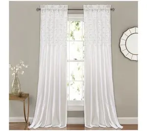 LUSH DECOR Bayview Window Curtain Panels 54x95+2 Set Lu Sh Decor - One-color