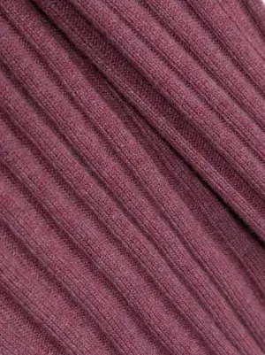 Brunello Cucinelli Ribbed-knit Cashmere Scarf