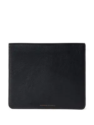 Brunello Cucinelli Leather Laptop Bag - Black