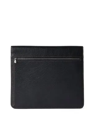 Brunello Cucinelli Leather Laptop Bag
