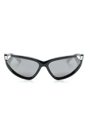 Balenciaga Side Xpander Biker-frame Sunglasses - Black