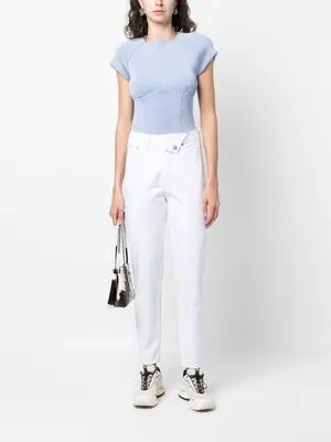 Calvin Klein Mid-rise Tapered-leg Jeans