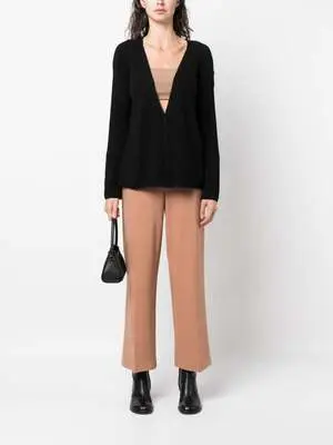 Pinko Mid-rise Straight-leg Trousers - Brown
