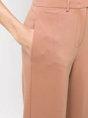 Pinko Mid-rise Straight-leg Trousers - Brown