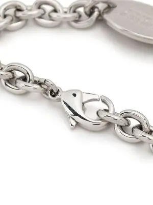 Dsquared2 Logo-engraved Chain-link Id Bracelet