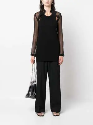 Sacai Layered Cut-out Top