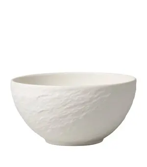 VILLEROY & BOCH Manufacture Rock Blanc Bowl - White