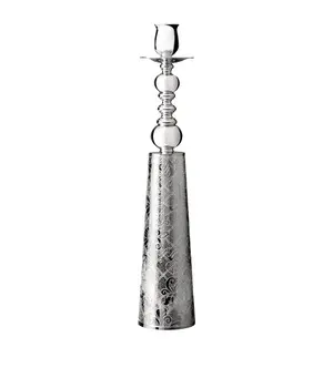 Christofle Plated Jardin D'eden Candlestick - Silver